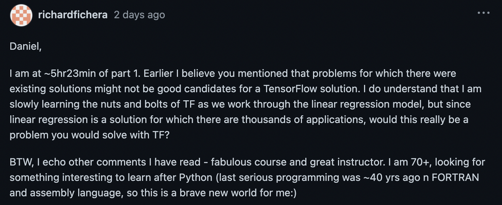 Learn TensorFlow for Deep Learning (code-first course)